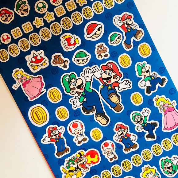 Nintendo | Other | Nintendo Super Mario Stickers | Poshmark